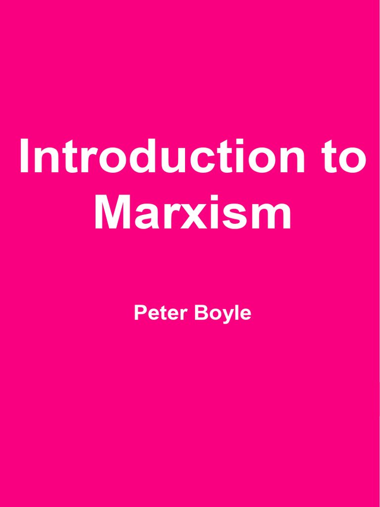Introduction To Marxism | PDF | Value (Economics) | Hunter Gatherer