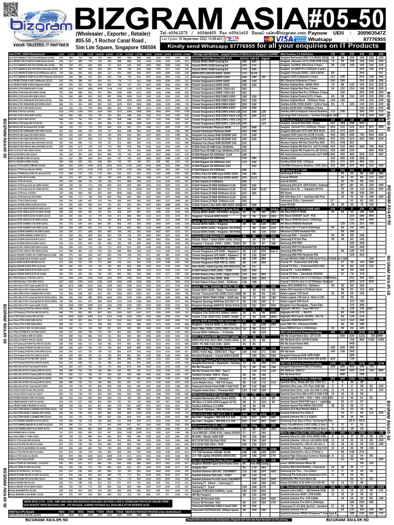 Bizgram 16th September | PDF | Solid State Drive | Computer Architecture