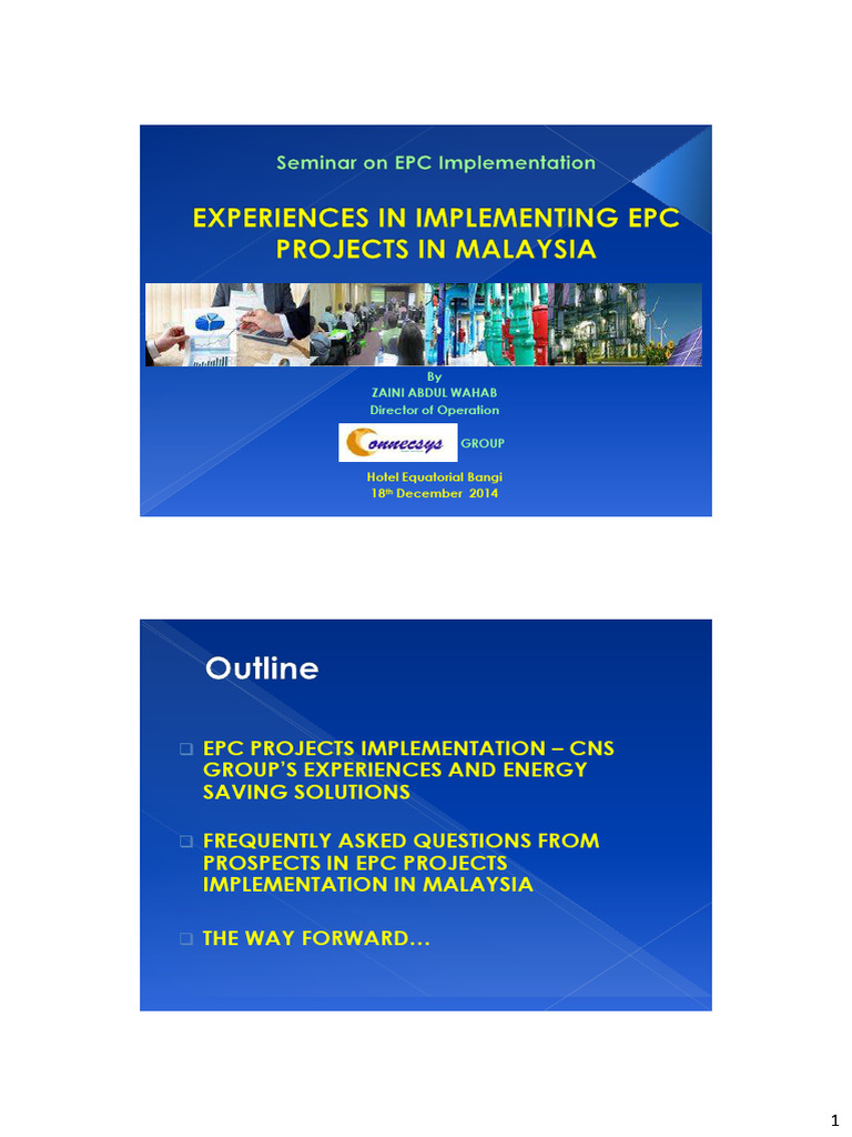 Experiences in Epc Implementation. | PDF | Sustainable Technologies | Nature