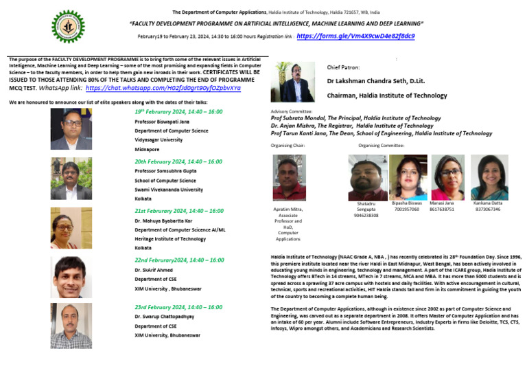 FDP Ai ML DL 2024 | PDF | Computer Science | Science