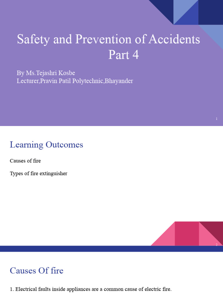 Mee Chapter 1 Part 4 | PDF | Fires | Electrical Wiring