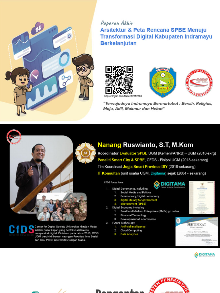 Indramayu - FGD Akhir Arsitektur & Peta Rencana SPBE v1.0 | PDF | Seni