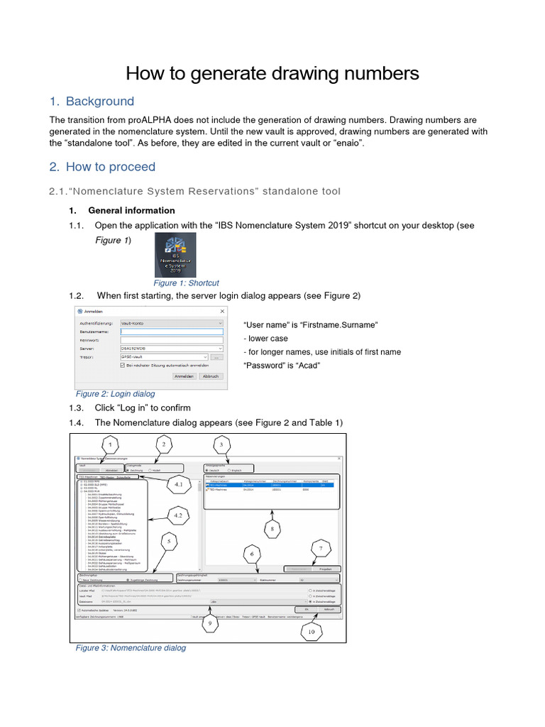 Generating Drawing Numbers Guide | PDF | Login | Software