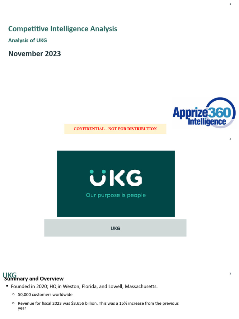 UKG Report | PDF | Payroll | Usability