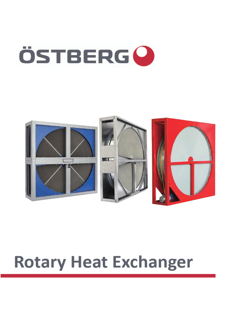 Rotary Heat Exchanger Overview | PDF | Air Conditioning | Humidity