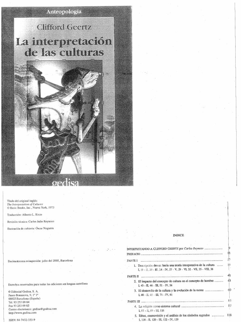 1.24 Geertz-Interpretaciondelasculturas | PDF