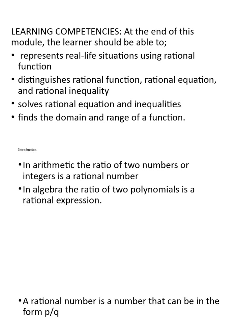 Rational Functions 2 | PDF | Equations | Polynomial