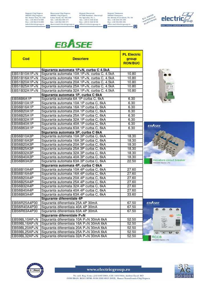 PL Electric Circuit Protection Devices | PDF | Electrical Equipment ...
