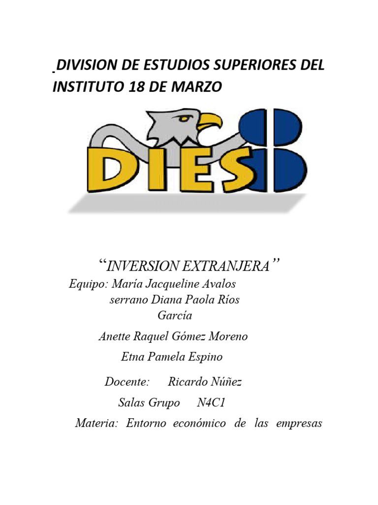 Inversiones Extranjeras | PDF | La inversión extranjera directa | Los ...