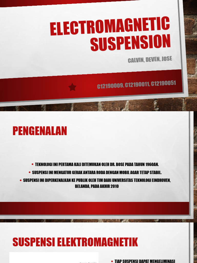 Electromagnetic Suspension | PDF
