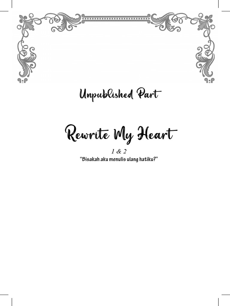 Unpublished Part - Rewrite My Heart | PDF