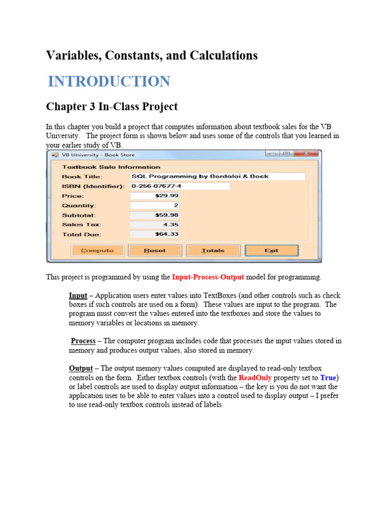 Lesson 3 Variables Pdf Data Type Variable Computer Science