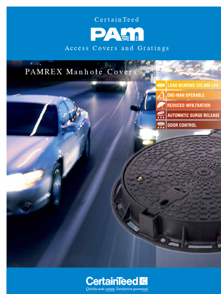 Pamrex - Manhole Covers | PDF | Sanitary Sewer