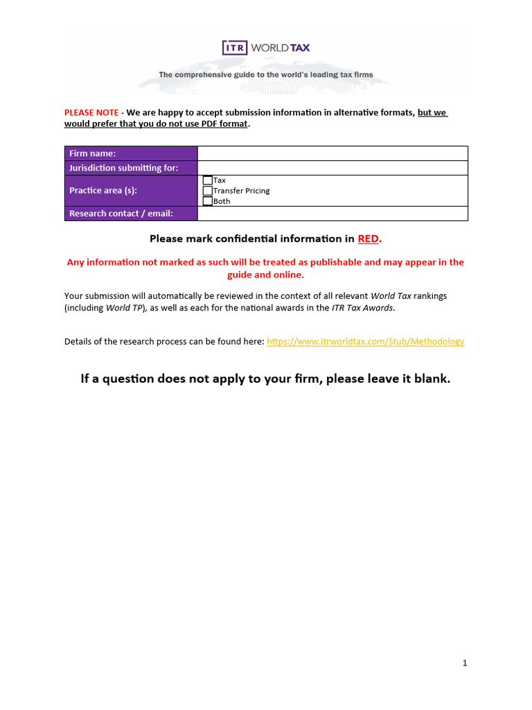 ITR Awards 2025 Submission Guidelines | PDF | Taxes | Business