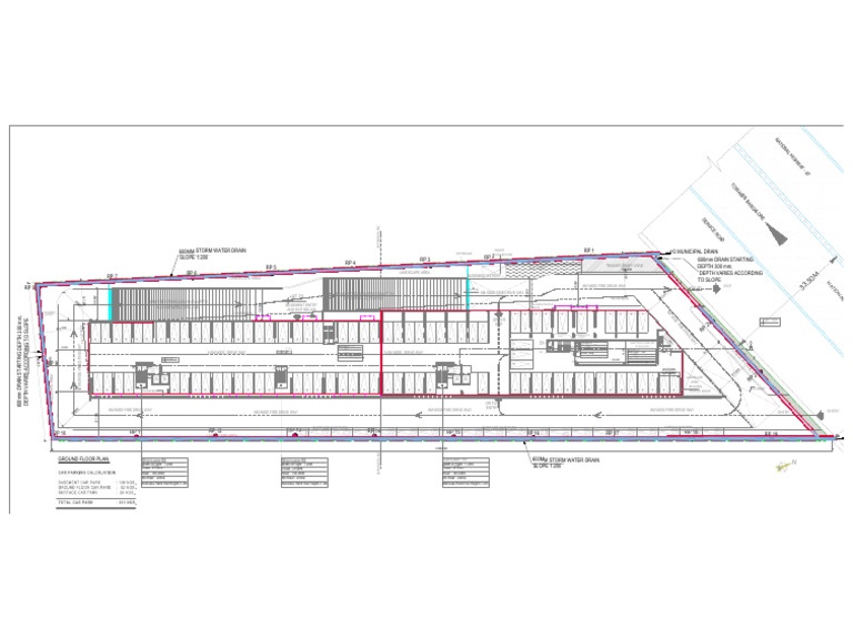 01-BWSS SITE Drainage System PLAN | PDF | Landscape | Water Management