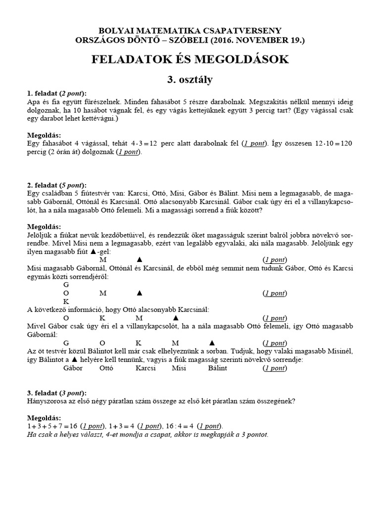 Donto Szobeli Megold | PDF