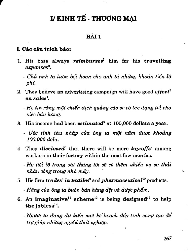 Vocabulary For Journalism Translation | PDF