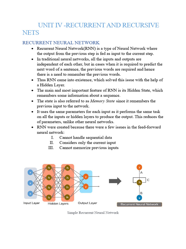 DL Unit4 | PDF | Artificial Neural Network | Applied Mathematics