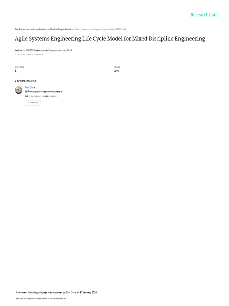 2019_Agile Systems Engineering Life Cycle Model for Mixed Discipline ...
