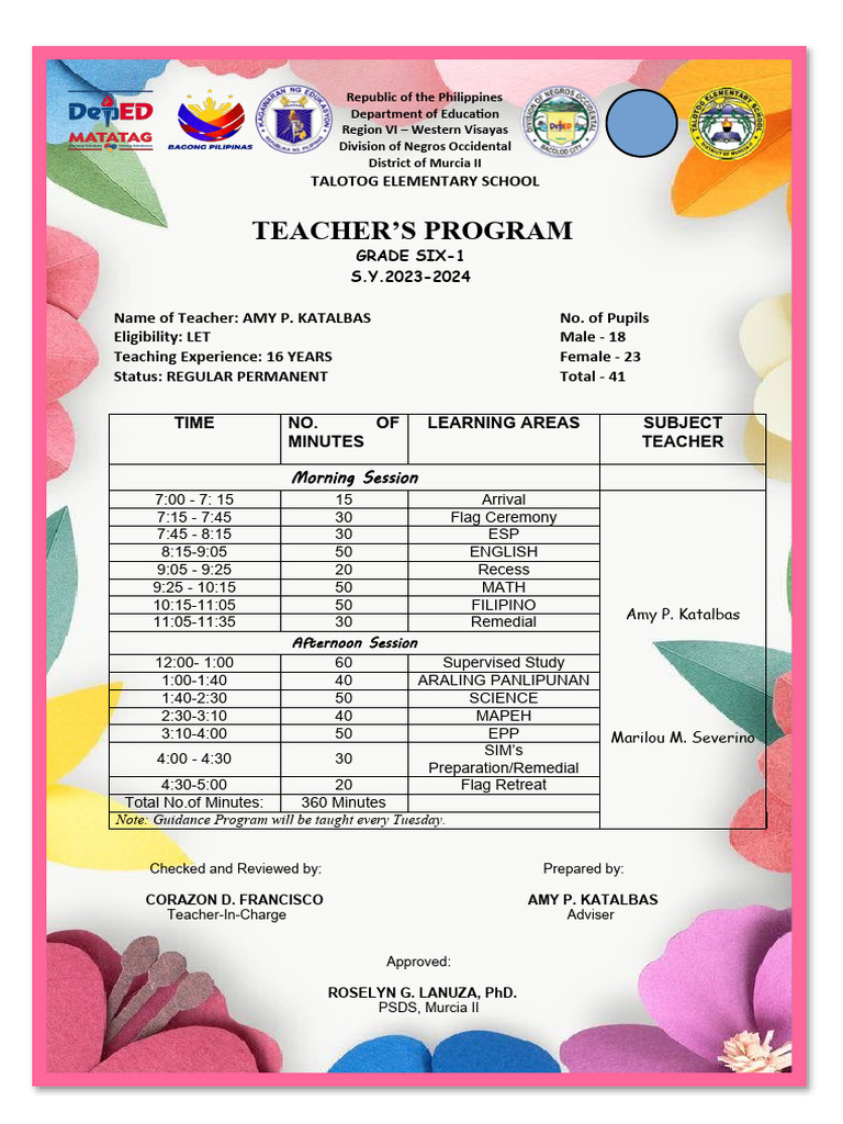 Teachers PROG 2023 Amy | PDF
