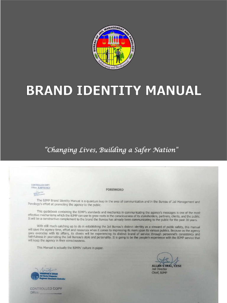 BJMP Brand Identity Manual 2024 | PDF | Typefaces | Brand