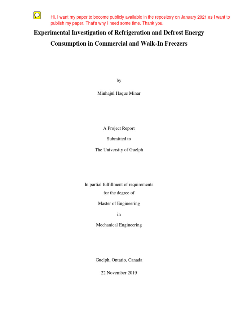 Freezers Test Investigation. | PDF | Refrigerator | Heat