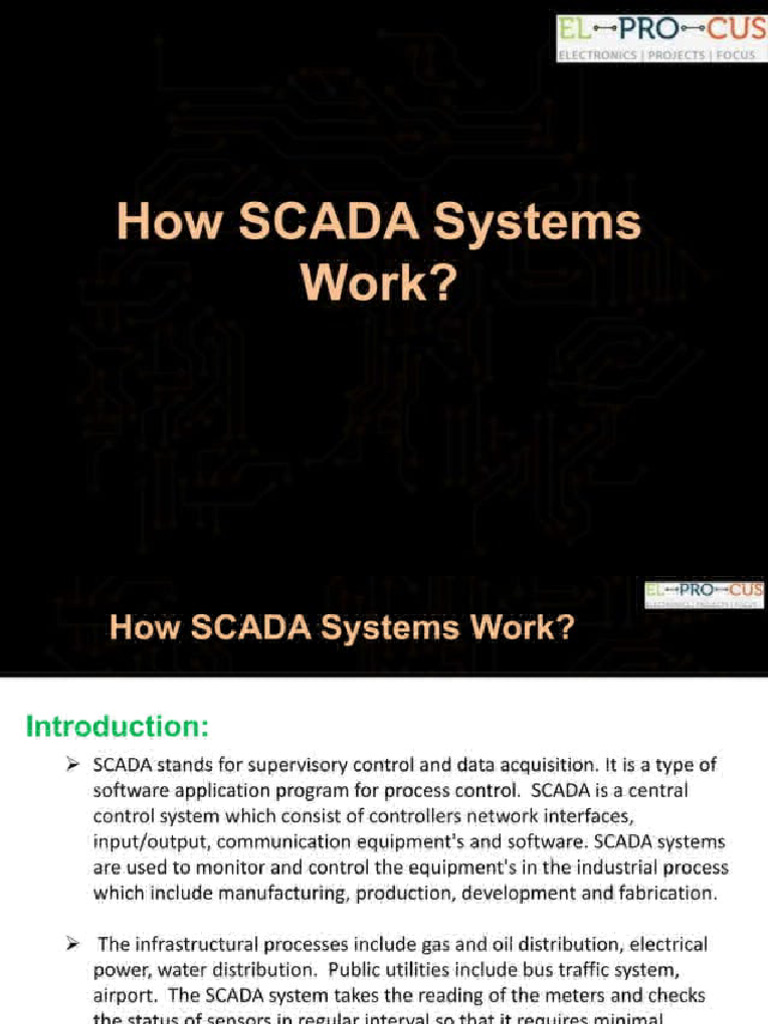 How Scada Works | PDF