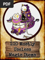 D&D 5e-Alphabetical Magic Items Table and Rarity | PDF | Armour