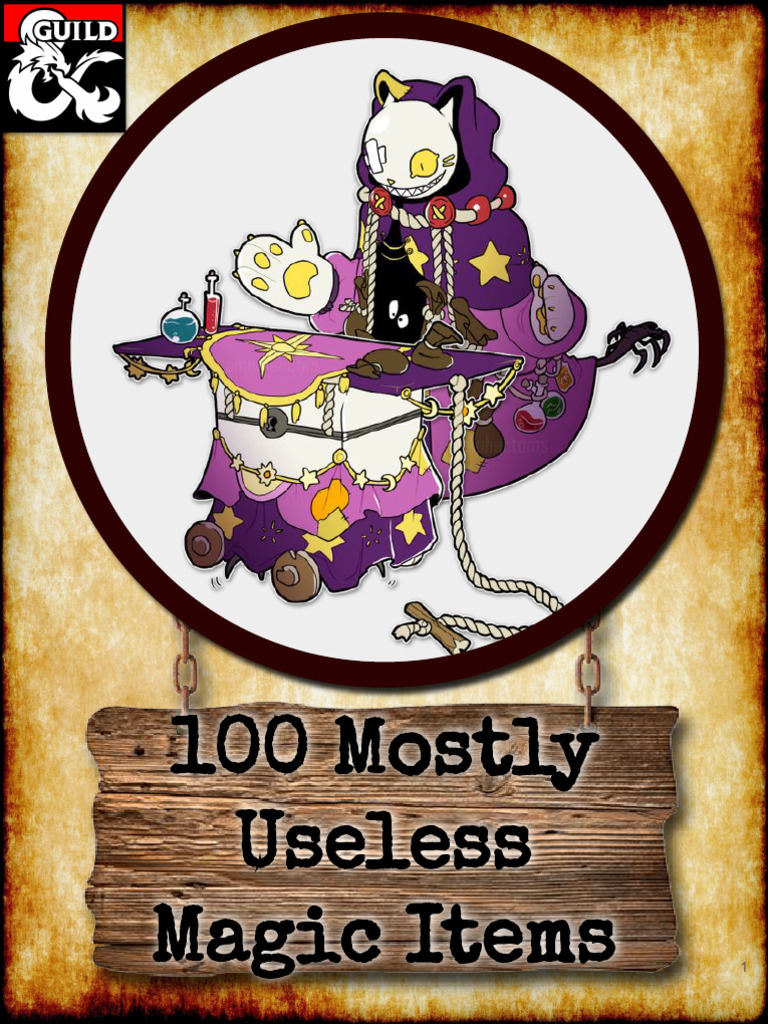 868933-Mostly Useless Magical Items | PDF