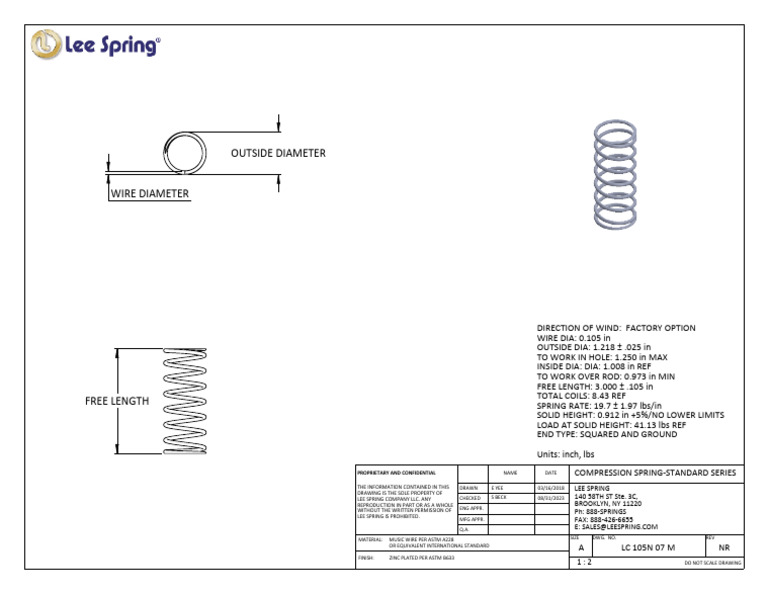LeeSpring-LC 105N 07 M | PDF | Wire | Machines