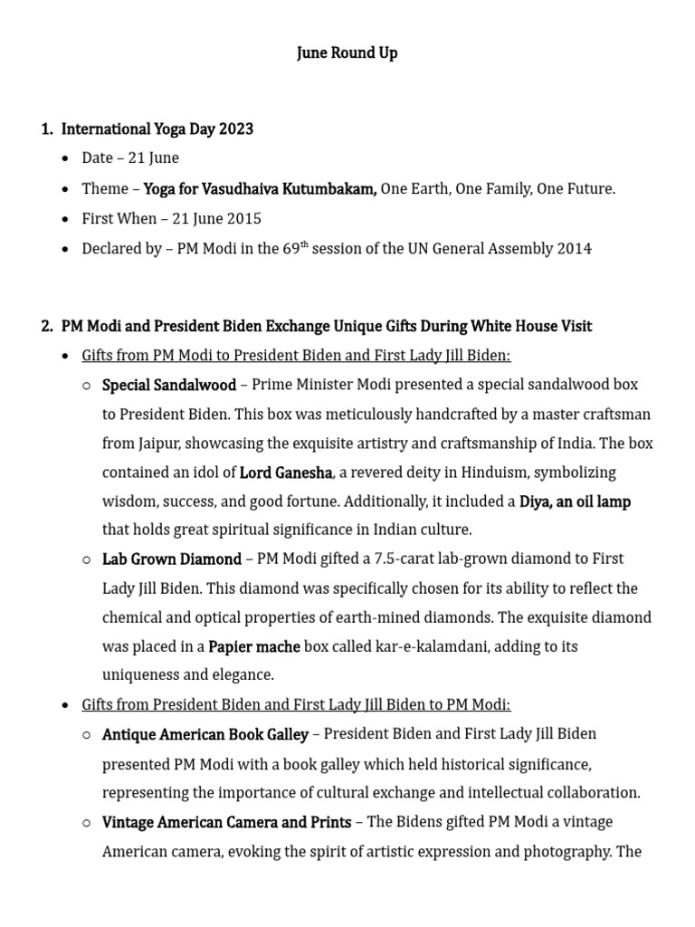 June Round Up | PDF
