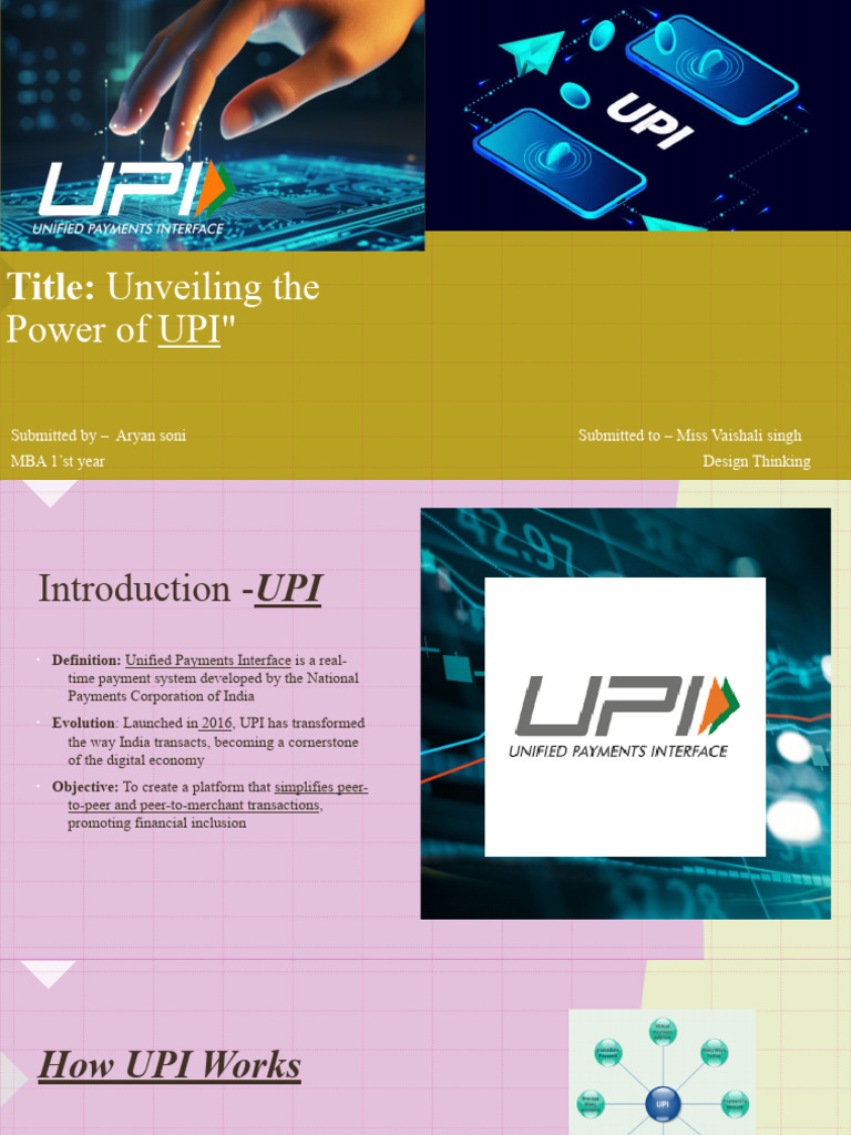 Title: Unveiling The: Power of UPI" | PDF | Information Technology | Money
