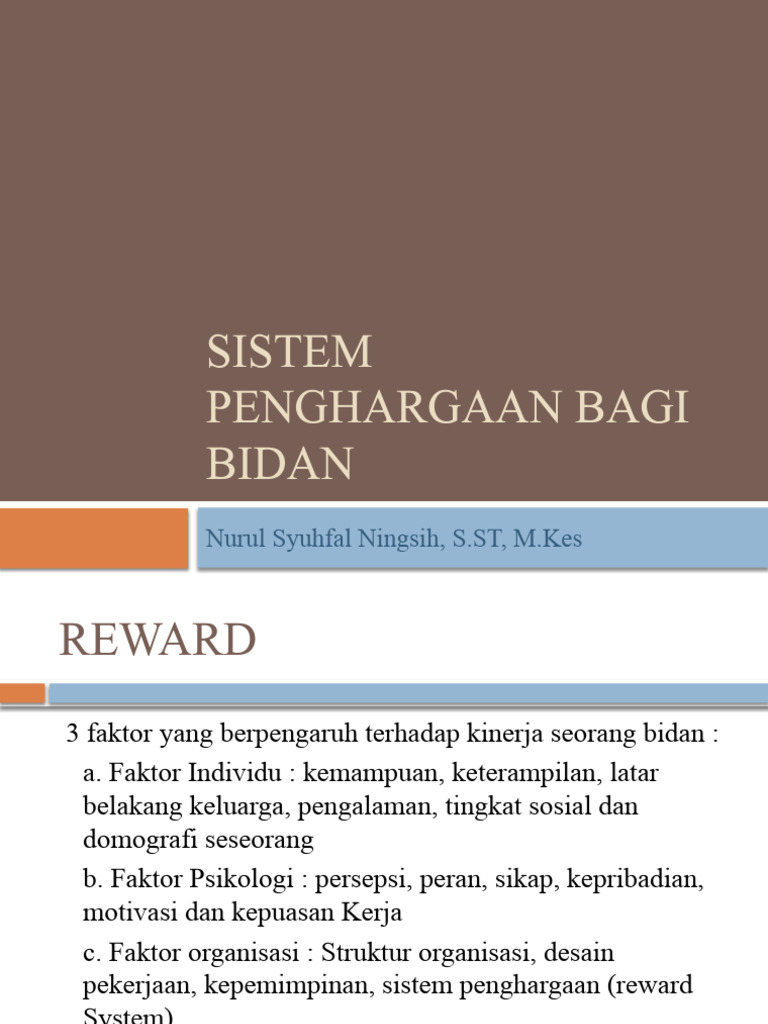 Penghargaan Bagi Bidan | PDF | Bisnis