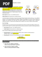 Narration Notes (Class 11-12) | PDF | Grammatical Tense | Grammatical ...