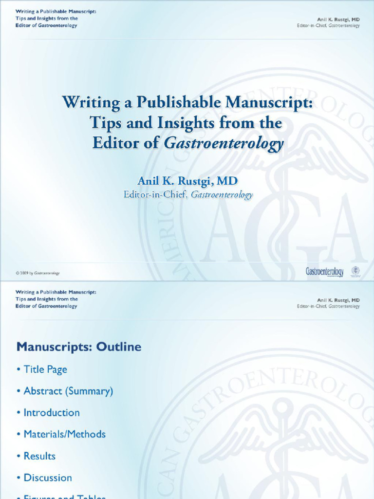 How To Write A Paper By Gastro Pdf