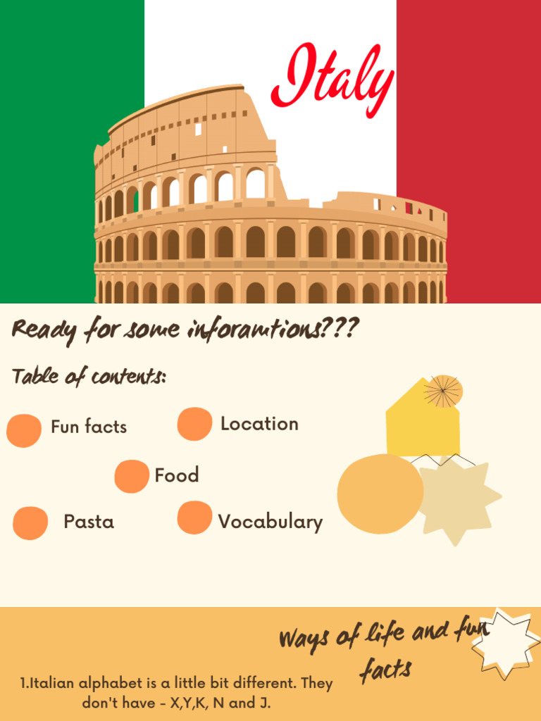 Italy | PDF | Pasta | Italy