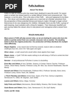 Matilda: A Musical Script for Fans | PDF