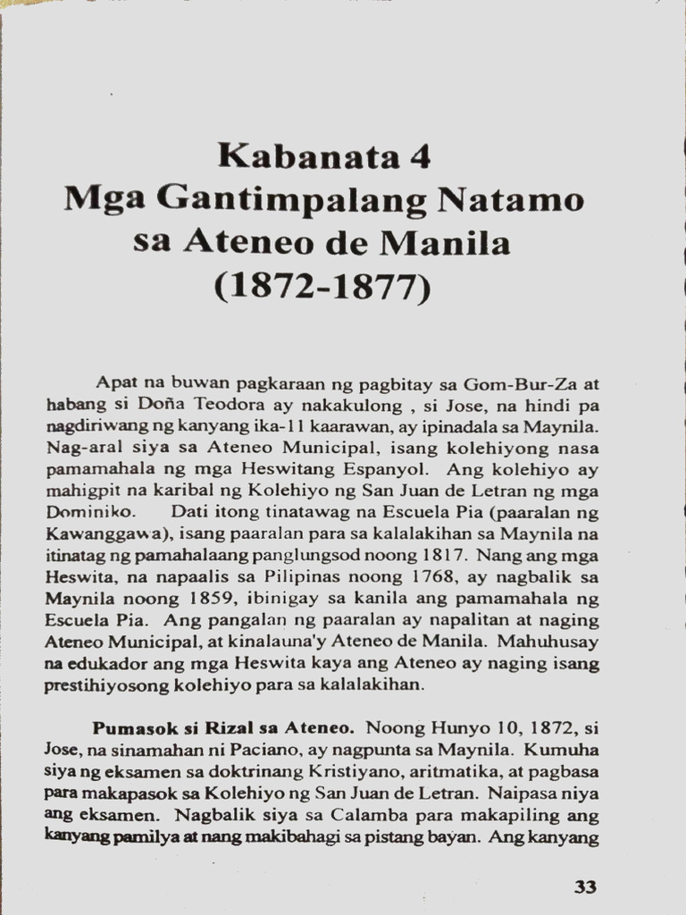 Ateneo de Manila | PDF