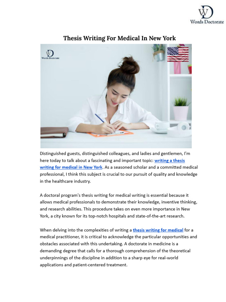Medical Thesis Guide for NY Scholars | PDF | Thesis | Medicine