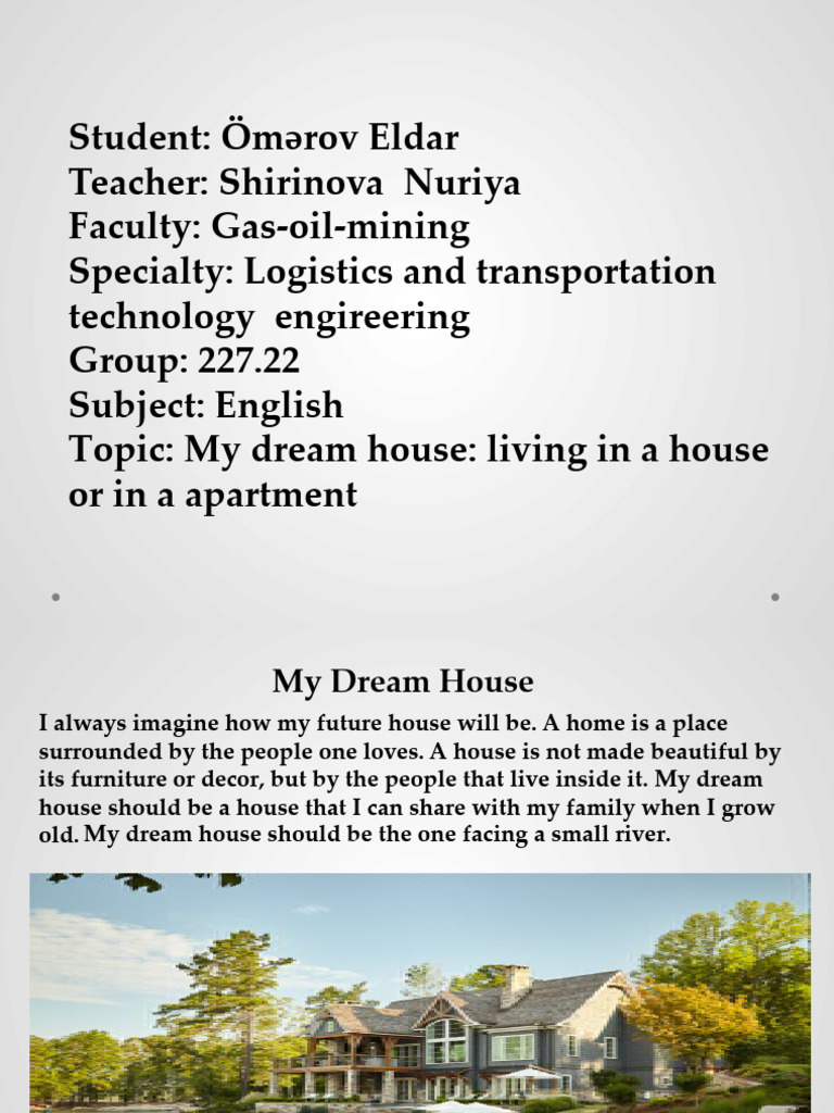 My Dream House 1 | PDF | Apartment | Housing