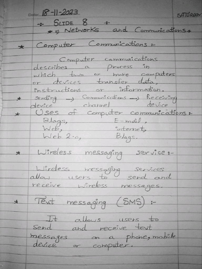 ICT Slide 8 9 10 Notes | PDF