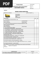 Man-Cage Pre-Use Checklist PDF | PDF | Crane (Machine)