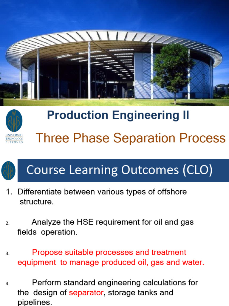 Three-Phase Separator Design Overview | PDF | Technology & Engineering
