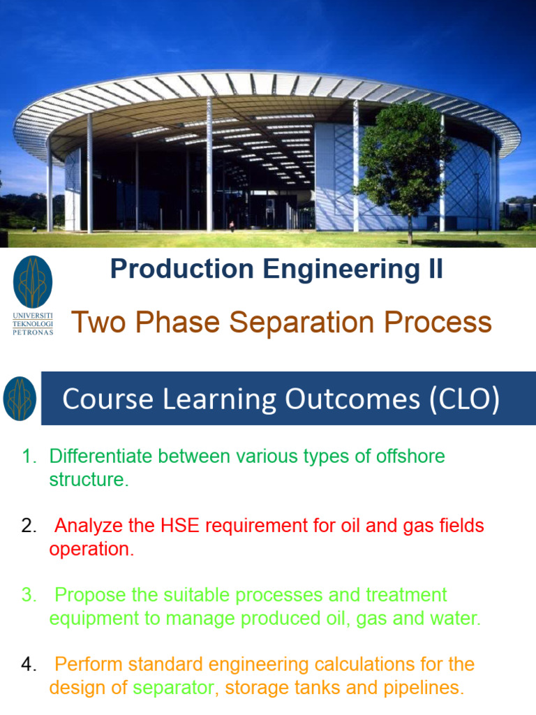 Two-Phase Separation in Production Engineering | PDF | Transparent ...