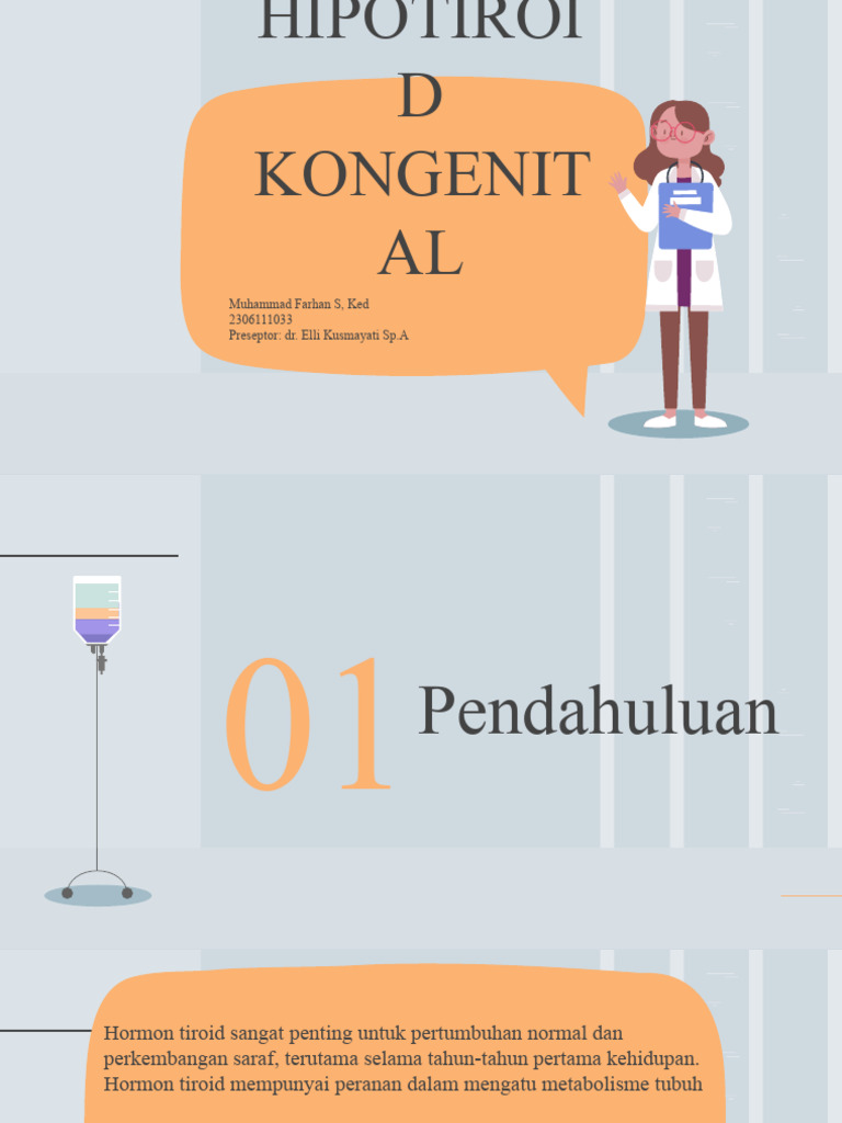 Lapkas - Muhammad Farhan - Hipotiroid Kongenital | PDF
