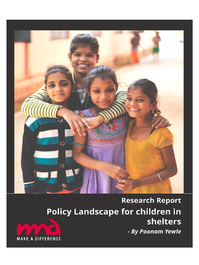 Research Report On Policy Landscape For Children in Shelters | Download ...