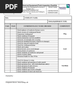 Electrical Panel Inspection Checklist Free Template | PDF