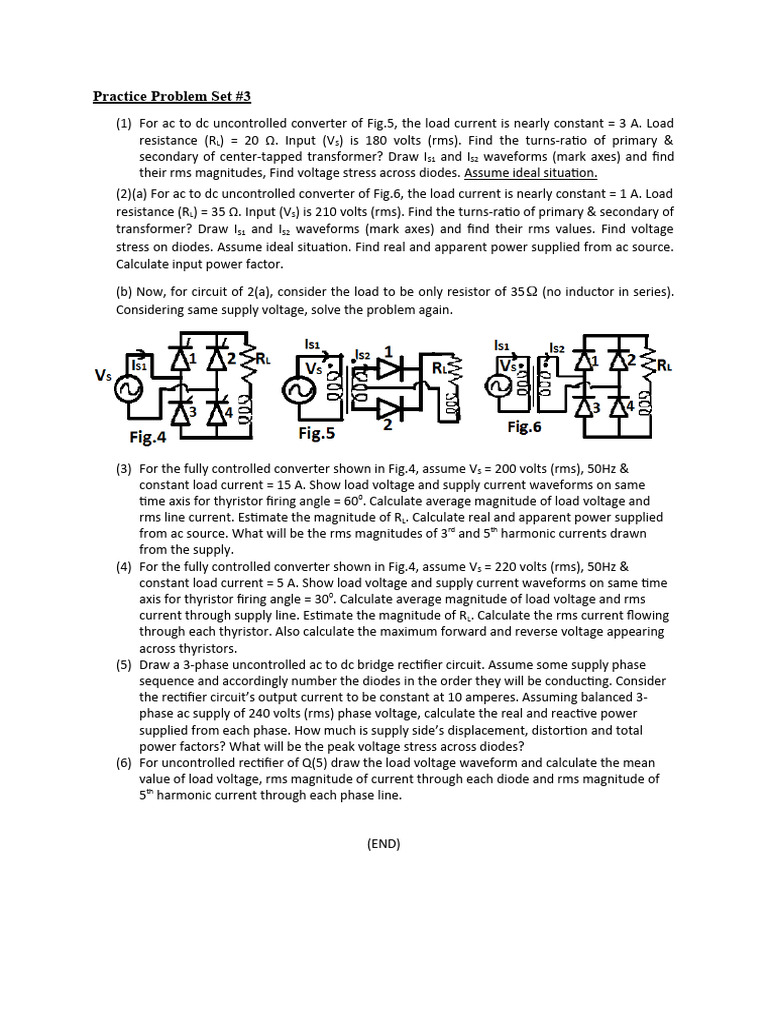 Practice Problem Set#3 | PDF