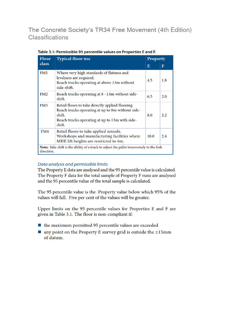 Table 3.1 From TR34 | PDF