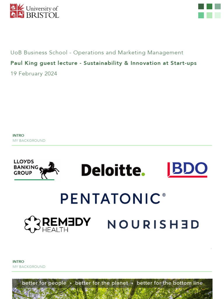 2.paul King - UoB Guest Lecture - 19 Feb 2024 | PDF | Recycling ...